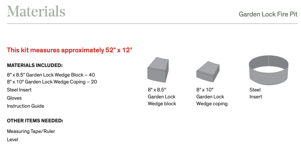 Home / Our Products / Patio Slabs / Garden Lock Fire Pit